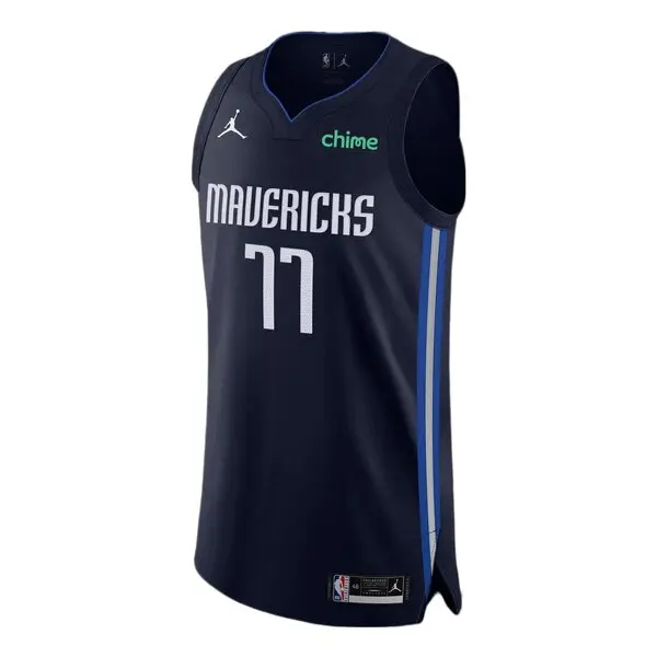 JORDAN X Nba Dallas Mavericks Replica Jersey Luka Dončić 77 - Navy/white
