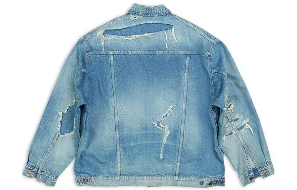 Balenciaga Destroyed Denim Jacket