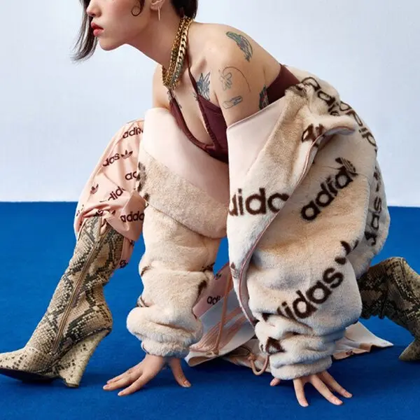 Adidas Originals Adibreak Monogram Track Pants - Beige