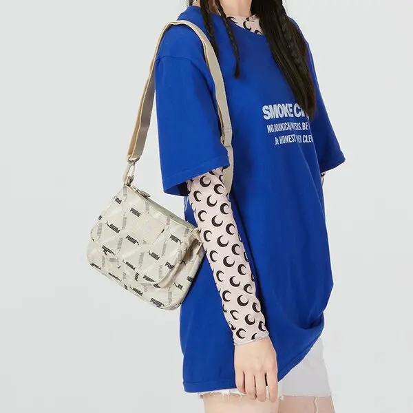 PUMA Classics Multi Pochette - Beige/black/white