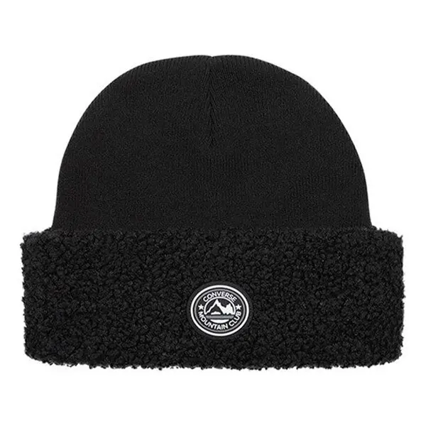CONVERSE Sherpa-style Beanie - Black