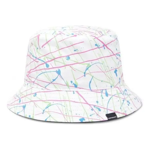 CONVERSE Reversible Paint Splatter Bucket Hat - White