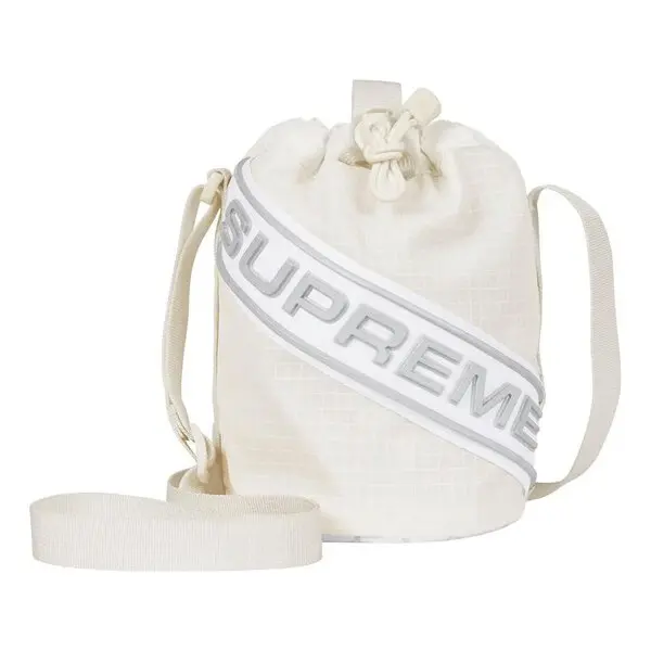 Supreme Small Cinch Pouch - White