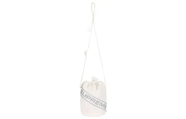 Supreme Small Cinch Pouch - White