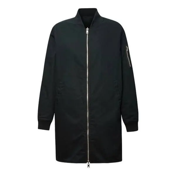 CONVERSE Reversible Long Bomber Jacket - Black