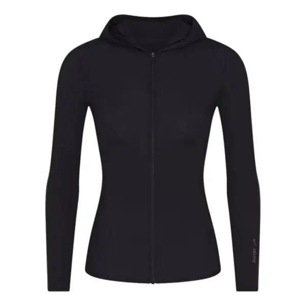 Nike X Skims Weightless Layers Full-zip Hoodie - Obsidian