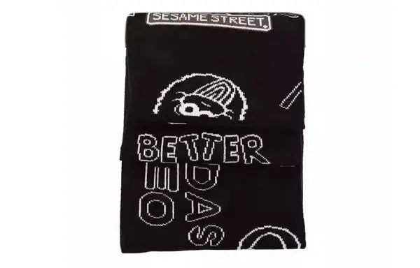 Adidas Neo X Sesame Street Scarf 'black White