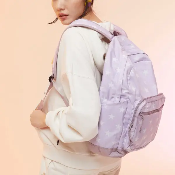 CONVERSE Go 2 Patterned Backpack - Light Purple