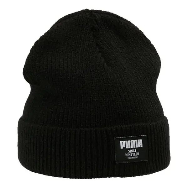 PUMA Ribbed Classic Cuff Beanie - Black