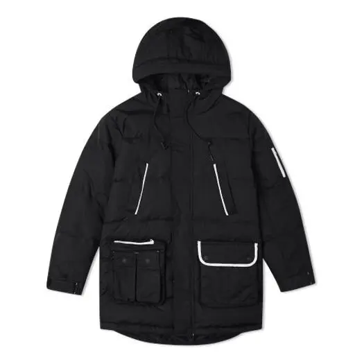 CONVERSE Down Mid Length Jacket - Black