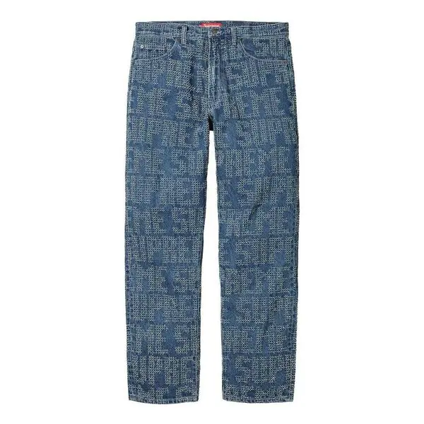Supreme Fw23 Week4 Needle Punch Regular Jean Pants