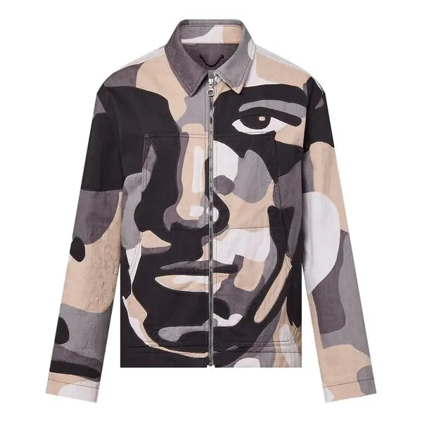 LOUIS VUITTON Patchworked Portrait Denim Jacket - Multi-color