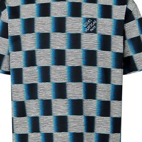 LOUIS VUITTON Damier Cotton T-shirt