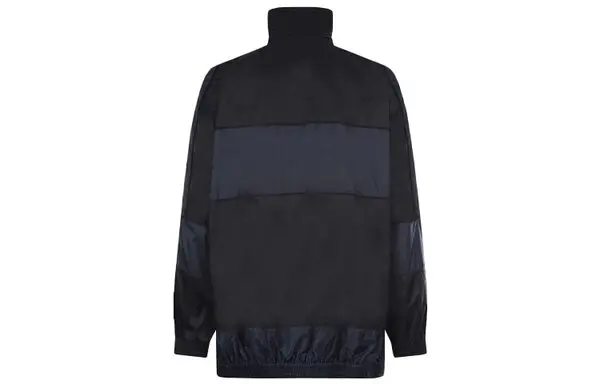 Balenciaga Bb Patchwork Nylon Zip-up Windbreaker