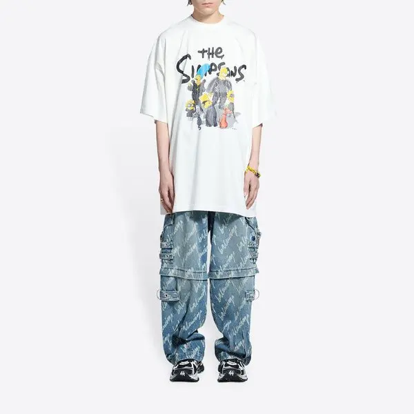 Balenciaga X The Simpsons Oversized Cotton T-shirt