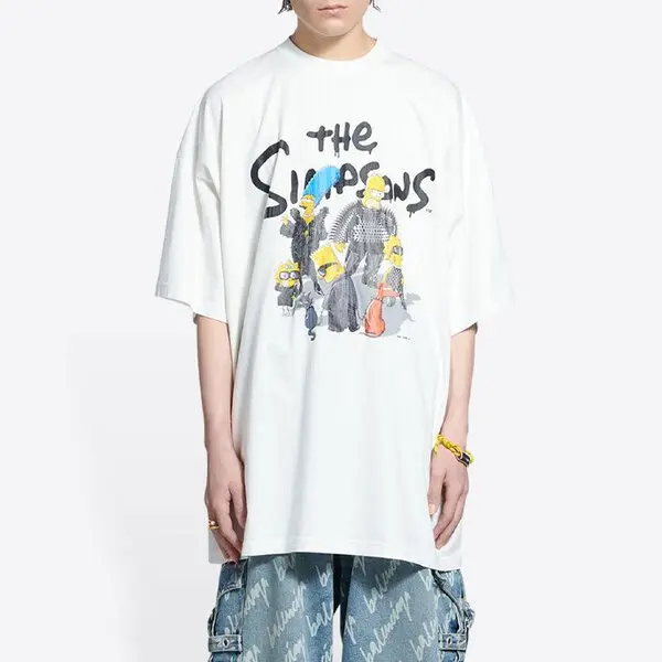 Balenciaga X The Simpsons Oversized Cotton T-shirt