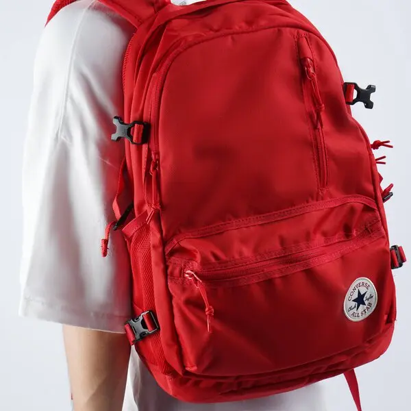 CONVERSE Straight Edge Backpack - Red