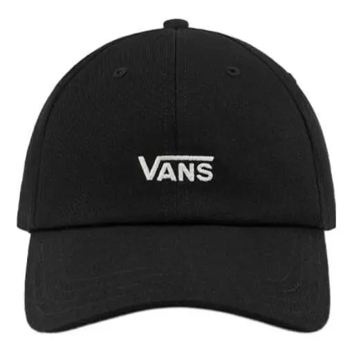 VANS Baseball Cap With Checkerboard Bow Detail - Black/white