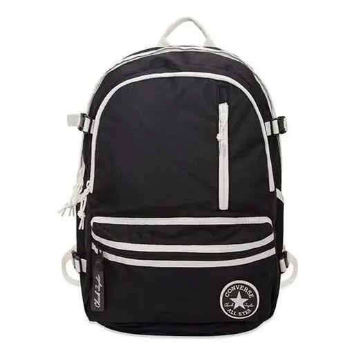 CONVERSE Straight Edge Premium Backpack 'black - Black/white