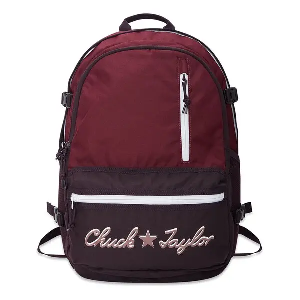 CONVERSE Chuck Taylor Logo Backpack - Burgundy
