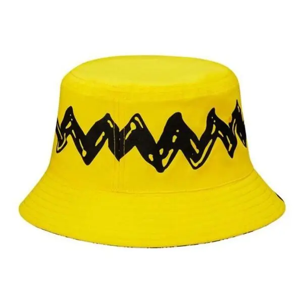 CONVERSE X Peanuts Reversible Bucket Hat - Yellow/black/white