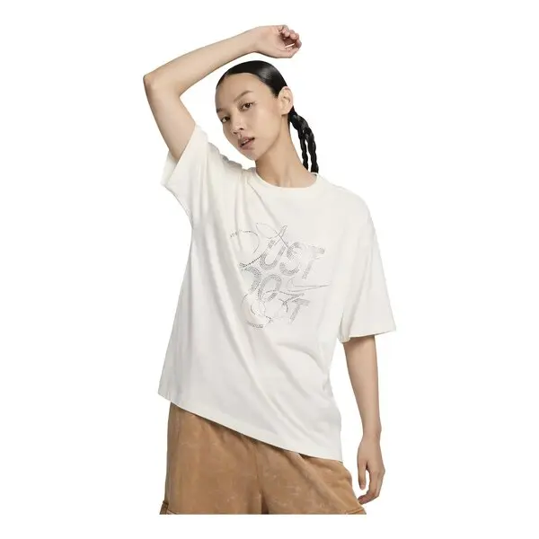 Nike Oversize T-shirts 'white Silver - White/silver