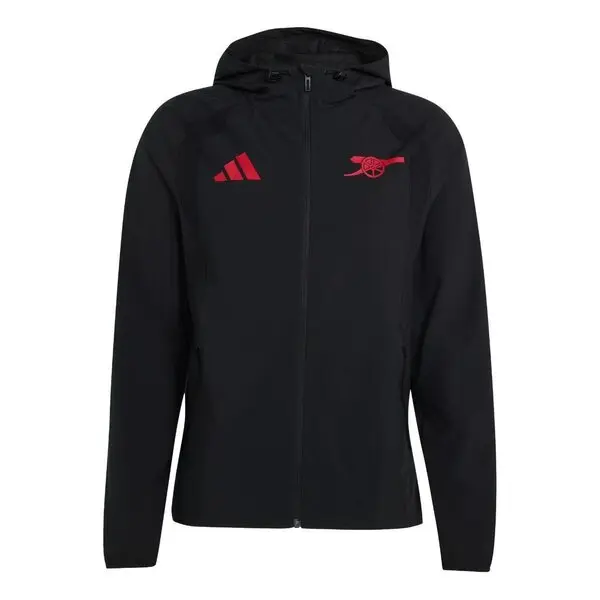 Adidas Arsenal Fc Tiro Travel Windbreaker - Black