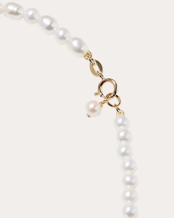 POPPY FINCH Freshwater Pearl And 14k Yellow Mixed Strand Necklace