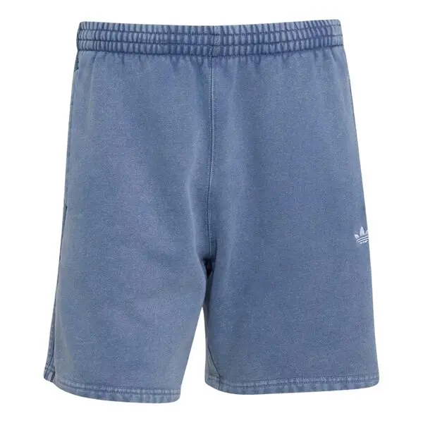 Adidas Trefoil Essentials 7-inch Fleece Shorts Asia Sizing - Dark Blue