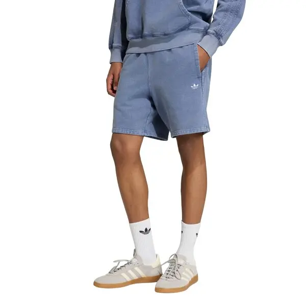 Adidas Trefoil Essentials 7-inch Fleece Shorts Asia Sizing - Dark Blue