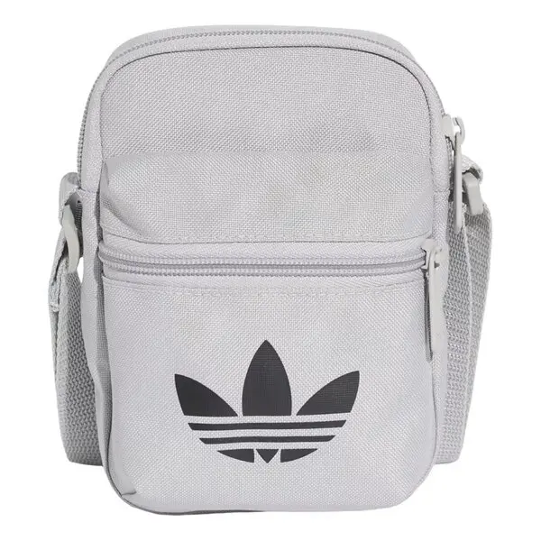 Adidas Shoulder Bag With Logo - Grey Two