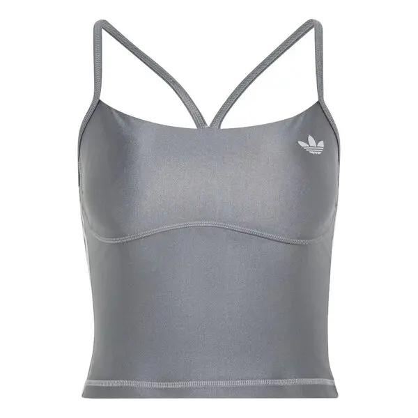 Adidas Tank Top With Padding - Grey Three