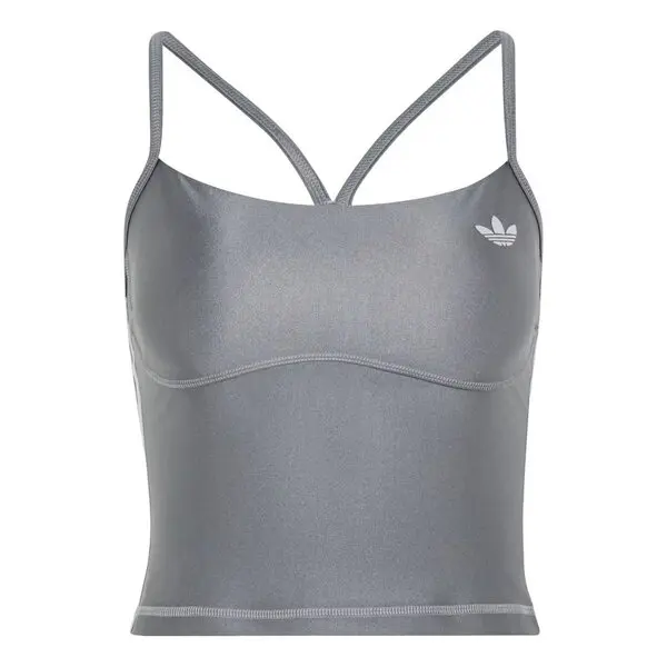 Adidas Tank Top With Padding - Grey Three