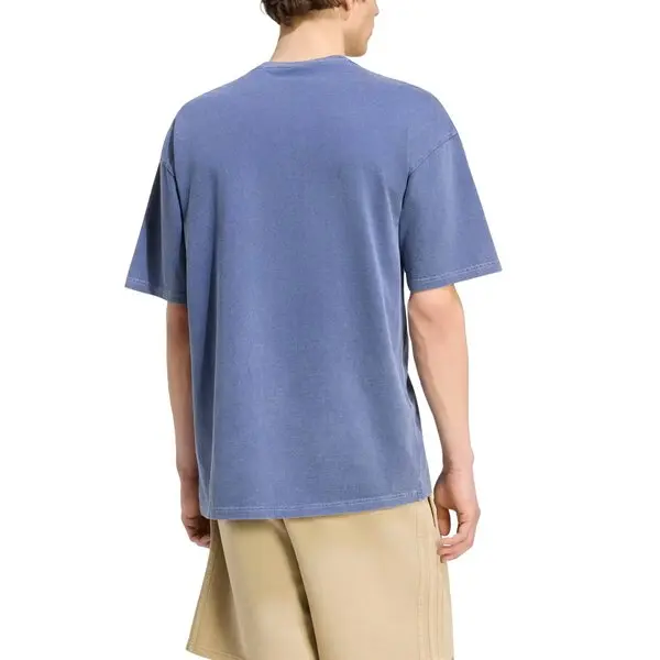 Adidas Trefoil Essentials Washed Loose Dropped T-shirt Asia Sizing - Dark Blue