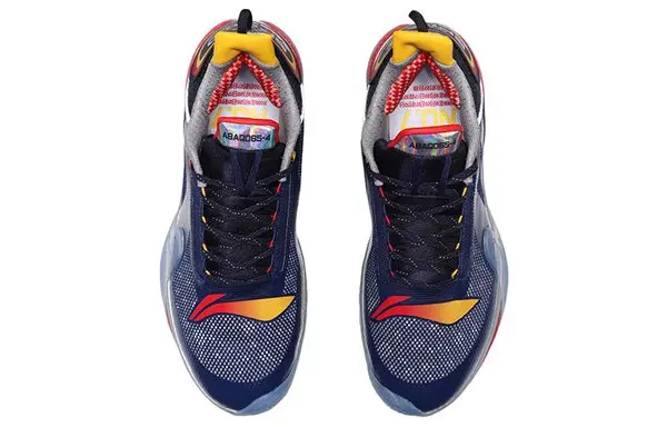 LI-NING Speed Vii 7 Premium Basketball Shoes - Blue/red/silver