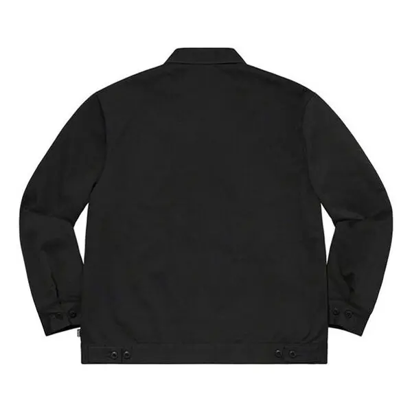 Supreme X Daniel Johnston Embroidered Work Jacket 'black Multi-color