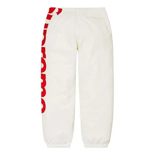 Supreme Spellout Track Pants 'white Red