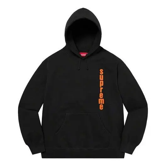 Supreme Invert Hooded Sweatshirt 'black Orange Blue White - Black/orange/blue