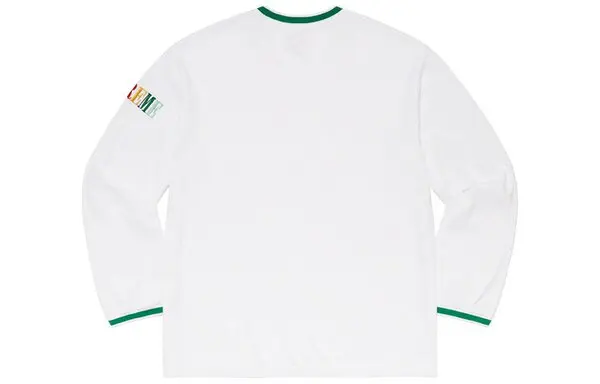 Supreme Multi Color Logo L/s Top 'white Green