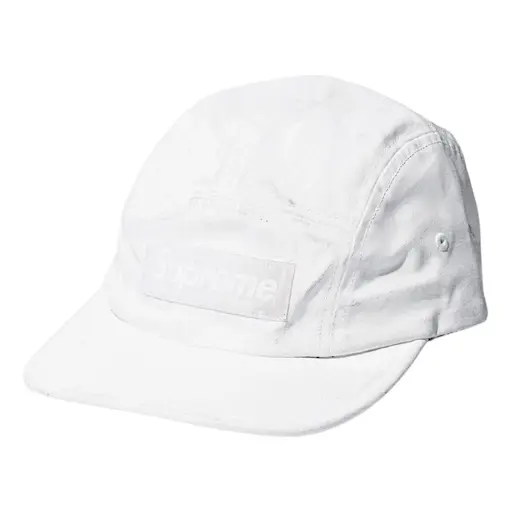 Supreme X Mm6 Maison Margiela Painted Camp Cap - White