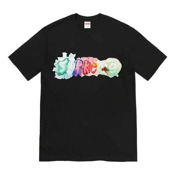 Supreme Watercolor T-shirt - Black