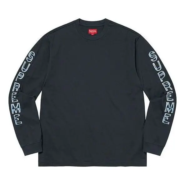 Supreme Cut Out L/s Top - Navy