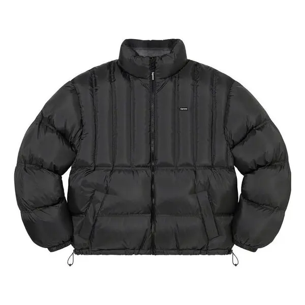 Supreme Flannel Reversible Puffer Jacket
