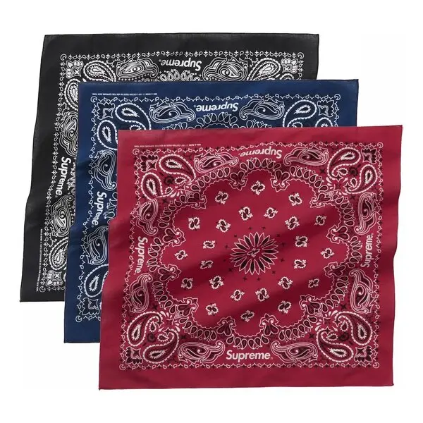 Supreme Hav-a-hank Bandanas 3 Pack Ss24 - Multi-color