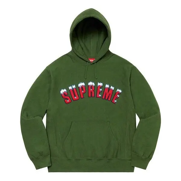 Supreme Icy Arc Hoodie - Olive Green