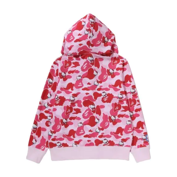 A BATHING APE X Hello Kitty Camouflage Full Zip Hoodie