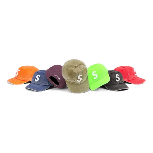 Supreme Pigment Canvas S Logo 6-panel