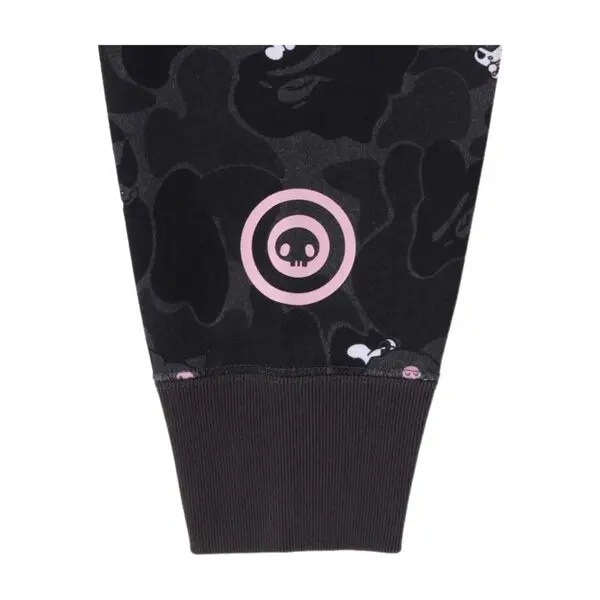 A BATHING APE X Kuromi Camo Full Zip Hoodie - Black