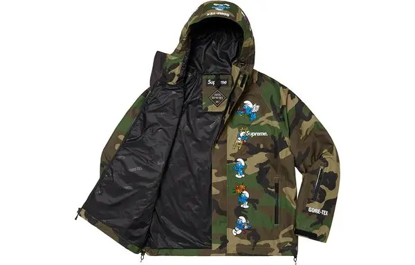 Supreme X Smurfs Gore-tex Shell Jacket