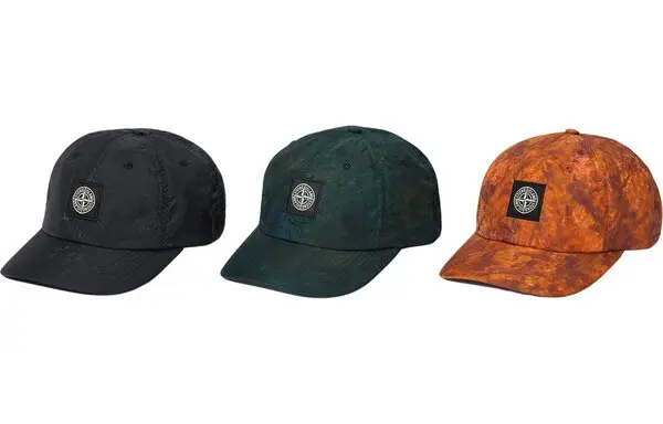 Supreme X Stone Island Nylon 6-panel Cap
